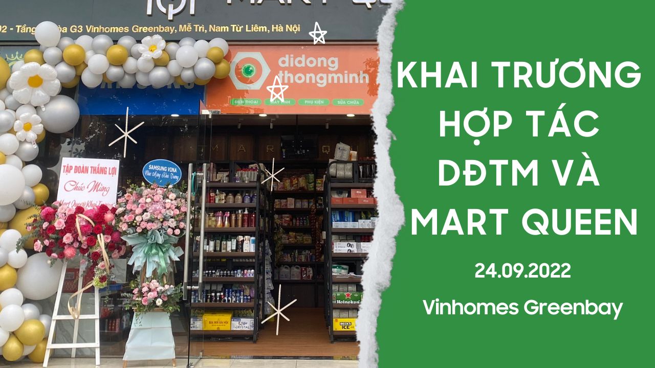 Không khí náo nhiệt ngày khai trương hợp tác Di Động Thông Minh và Mart ...