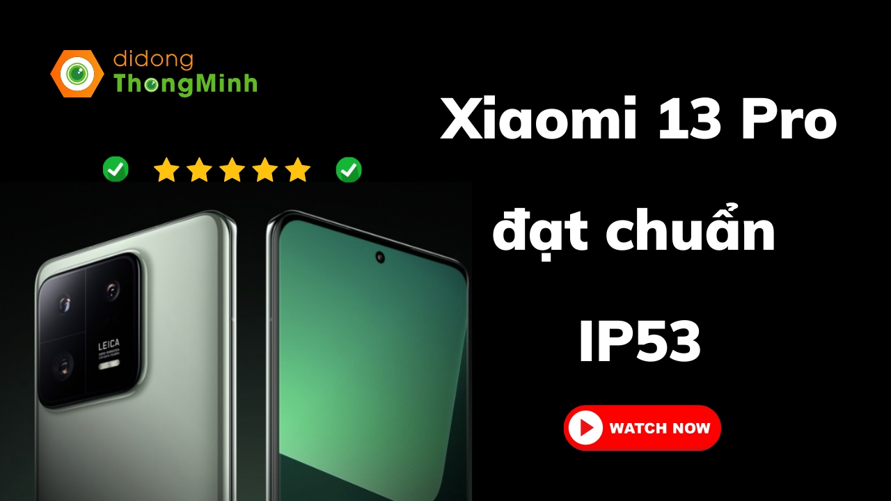 Xiaomi chia sẻ thêm về tiêu chuẩn IP của 13 Pro trước giờ G | Tin hot ...